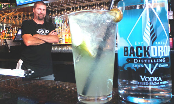 Mixing up BackDrop Distilling Craft Cocktails at JDUB in Downtown Bend